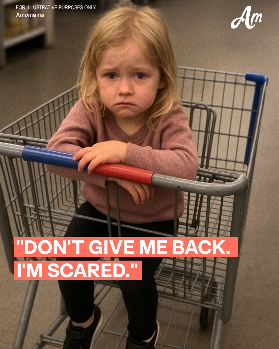 "Don't Give Me Back, I'm Scared" A Little Girl Appeared in My Shopping ...